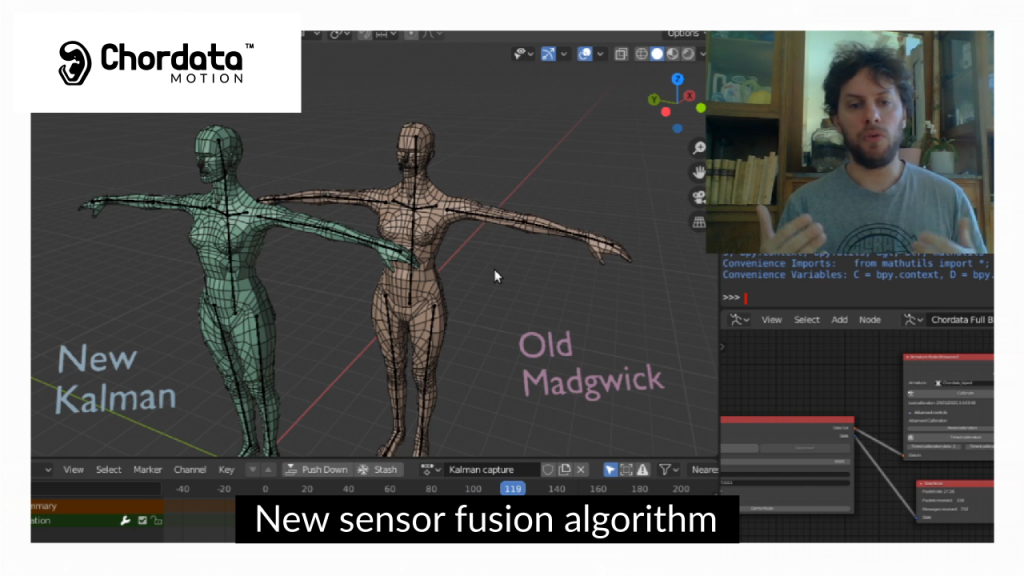 New sensor fusion algorithm – Chordata Motion New sensor fusion algorithm – Chordata Motion
